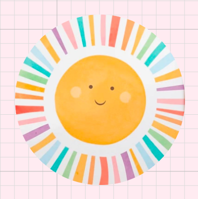 Sol arcoíris • lámina pequeña – Sprinkles Studio